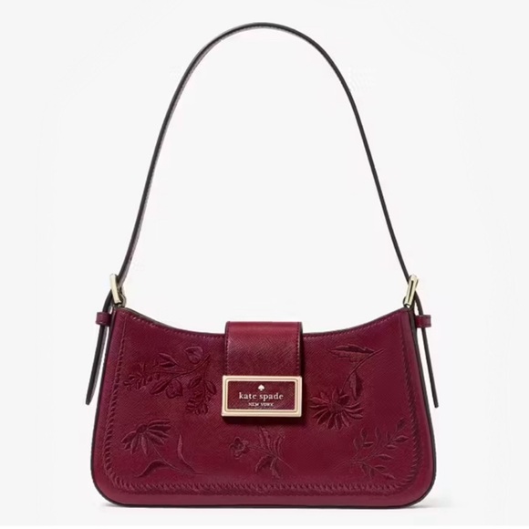 kate spade | Bags | New Kate Spade Reegan Botanical Embroidered ...